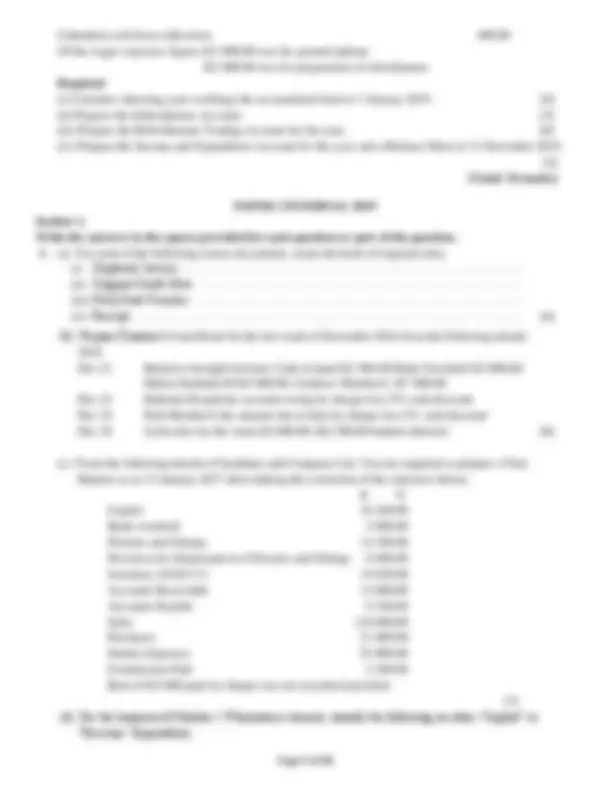 PRINCIPLES OF ACCOUNTS PAPER 2 ECZ FINAL EXAM QUESTION PAPERS ...