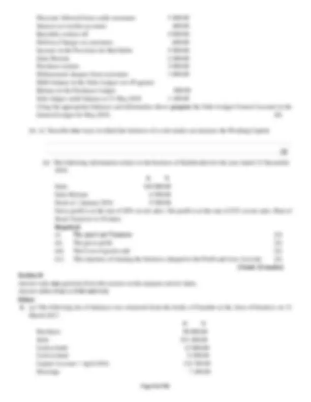 PRINCIPLES OF ACCOUNTS PAPER 2 ECZ FINAL EXAM QUESTION PAPERS ...