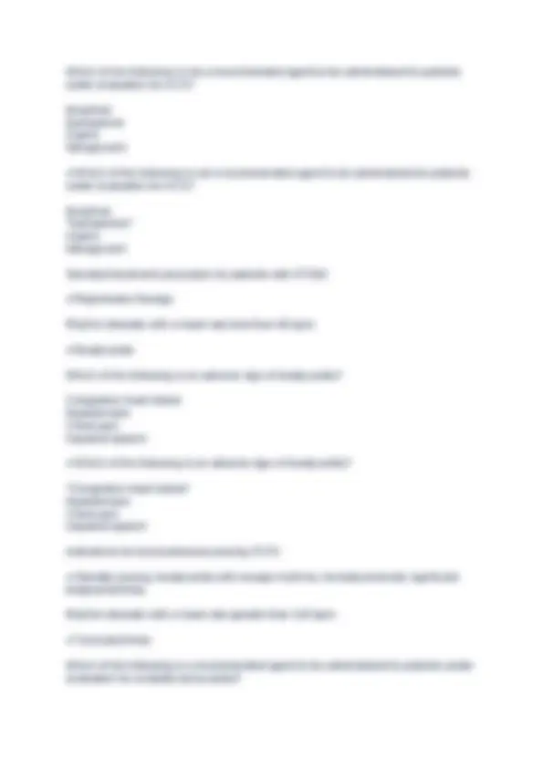 ACLS Practice Questions with answers | Exams Nursing | Docsity