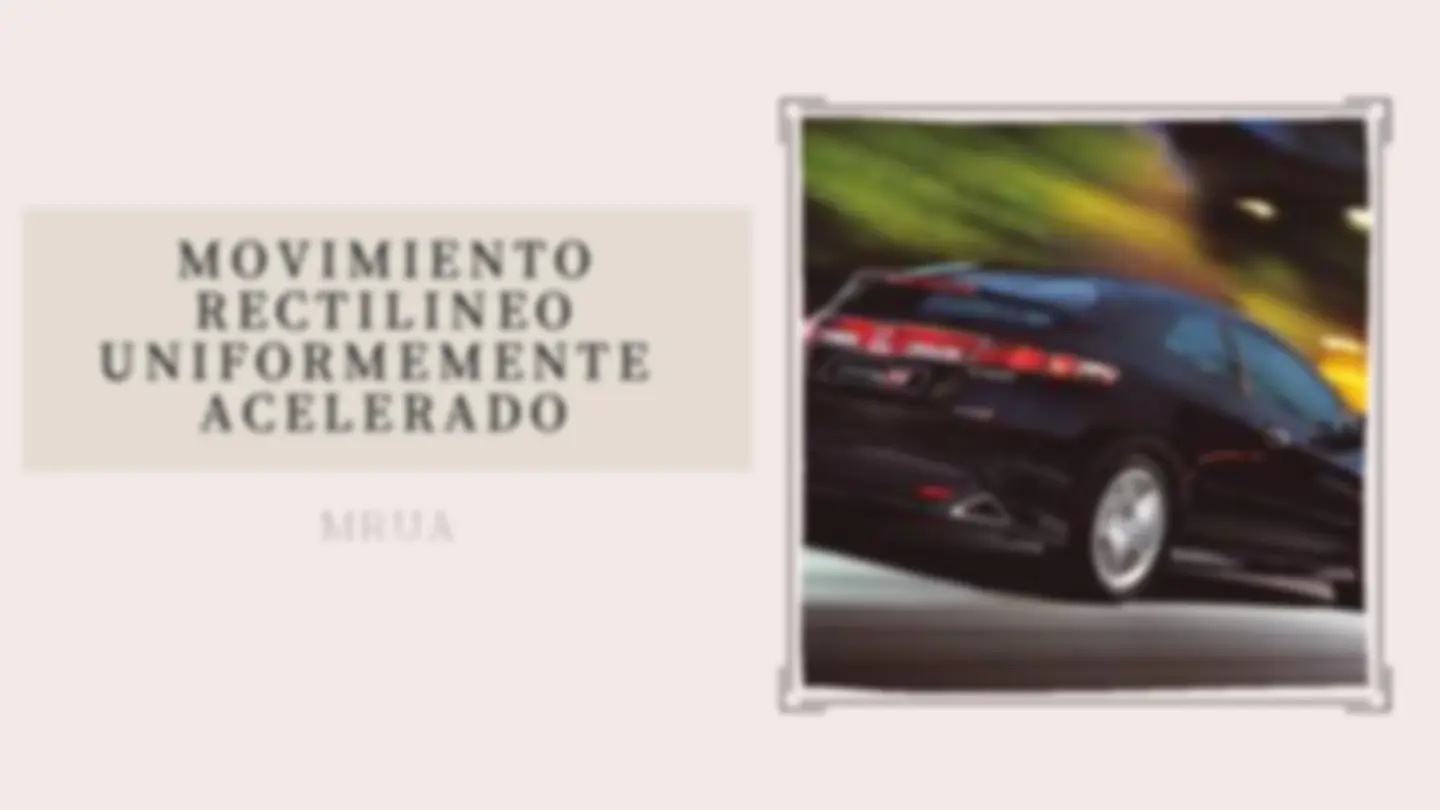 Movimiento rectilíneo y Movimiento rectilíneo acelerado | Esquemas y mapas conceptuales de ...