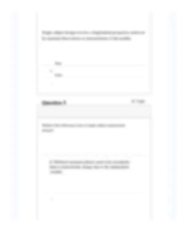 COUC 515 QUIZ- Methods, Program, Evaluation and Designs 2023 | Exams Marketing Research | Docsity