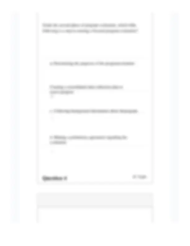 COUC 515 QUIZ- Methods, Program, Evaluation and Designs 2023 | Exams Marketing Research | Docsity