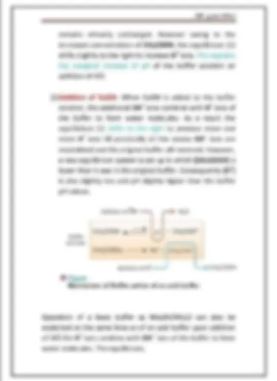 Buffer_Solution Notes | Lecture notes Chemistry | Docsity