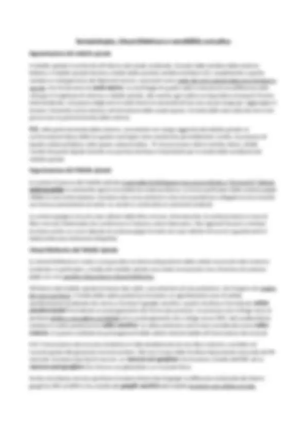 Riassunto di Neuroanatomia | Appunti di Neuroanatomia | Docsity