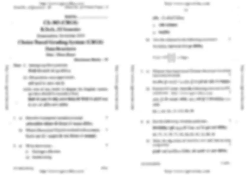 Examination questions | Schemes and Mind Maps Data Structures and ...