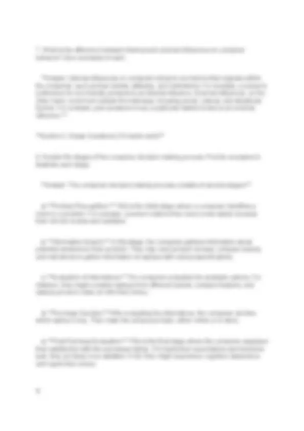 20. Exam Paper for Consumer Behavior in BBA (With Answers) | Exams ...