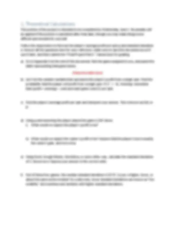 Math 146 Final Project 2023 | Exams Mathematics | Docsity