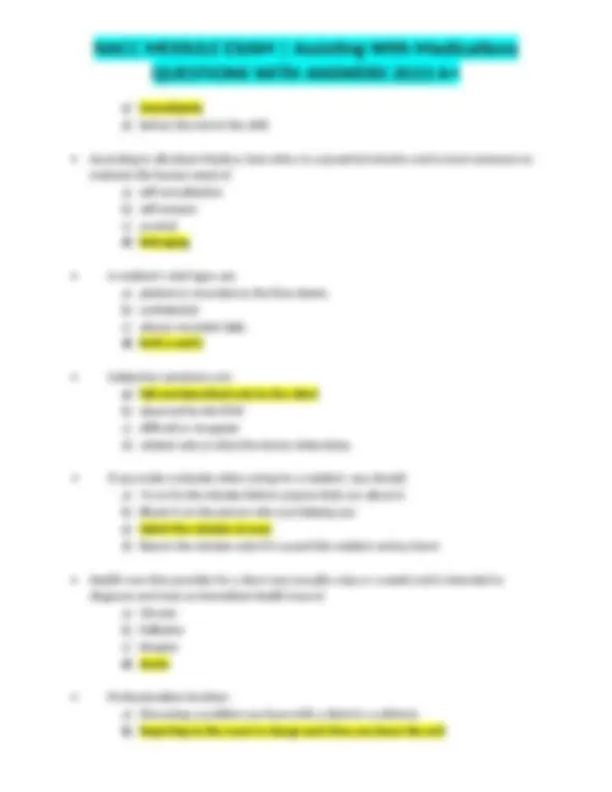 NACC MODULE EXAM | Assisting With Medications QUESTIONS WITH ANSWERS ...