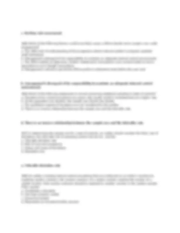 Auditing Theory Test Bank Questions And Answers Rated A+ | Exams ...