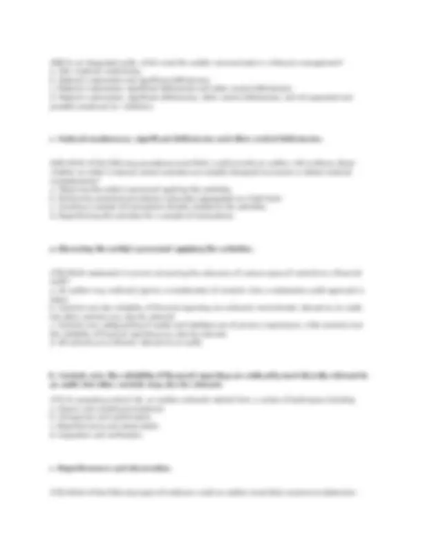 Auditing Theory Test Bank Questions And Answers Rated A+ | Exams ...