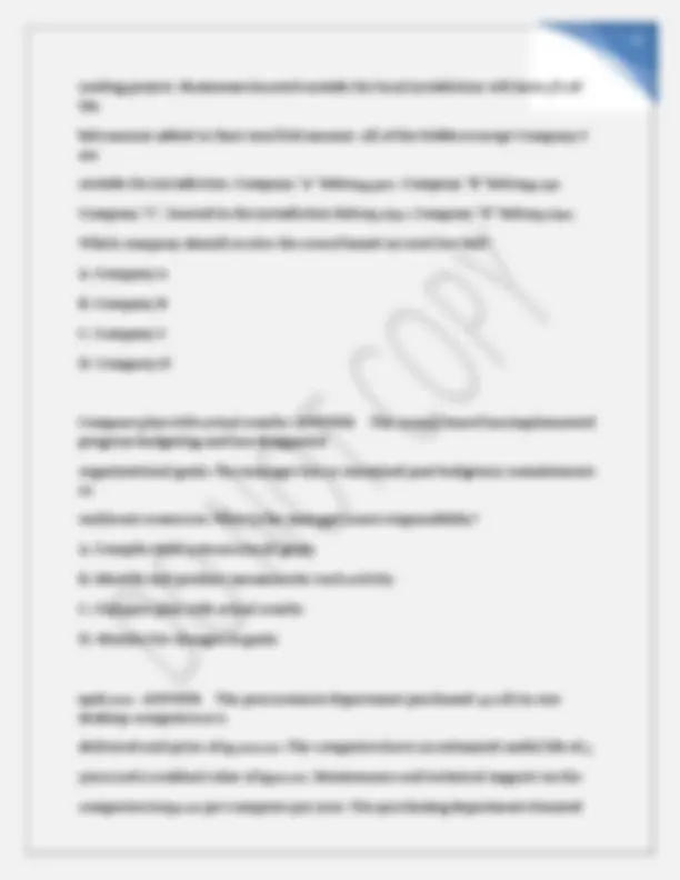 Procurement Exam Practice Questions and Answers | Exams Marketing ...