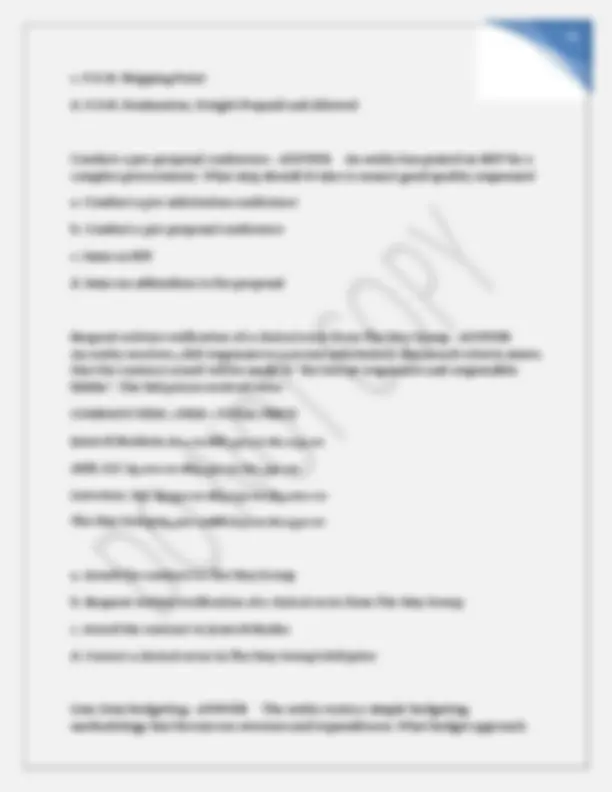 Procurement Exam Practice Questions and Answers | Exams Marketing ...