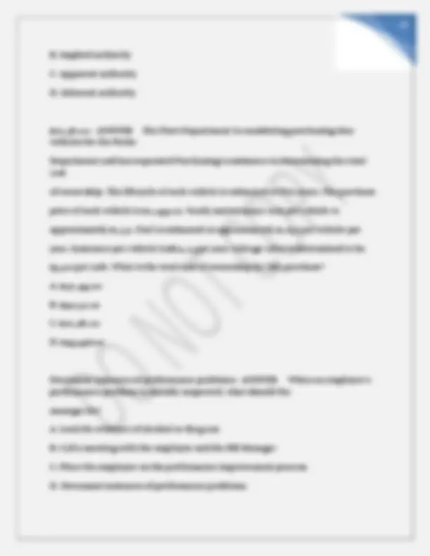 Procurement Exam Practice Questions and Answers | Exams Marketing ...