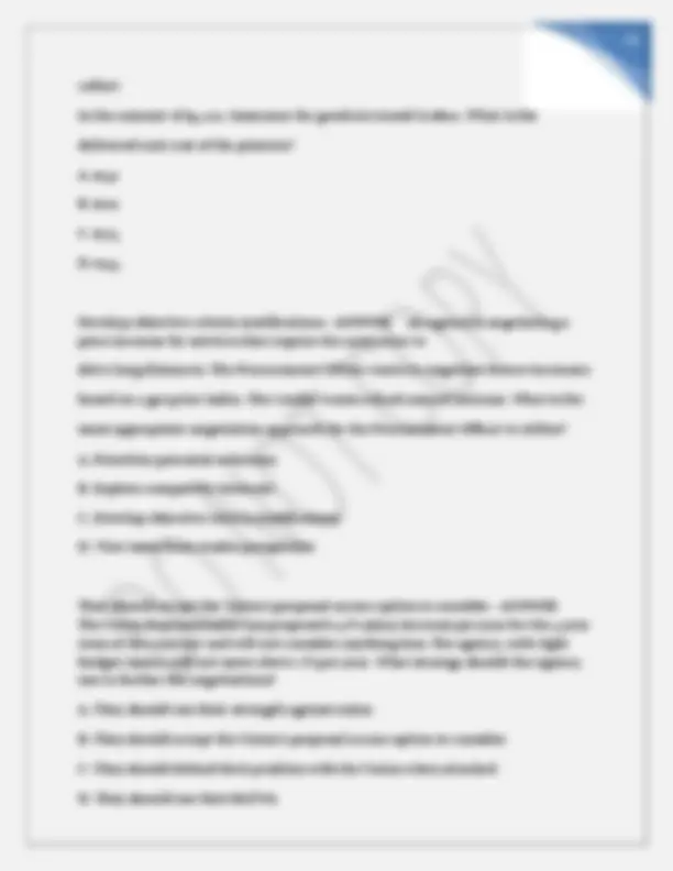 Procurement Exam Practice Questions and Answers | Exams Marketing ...