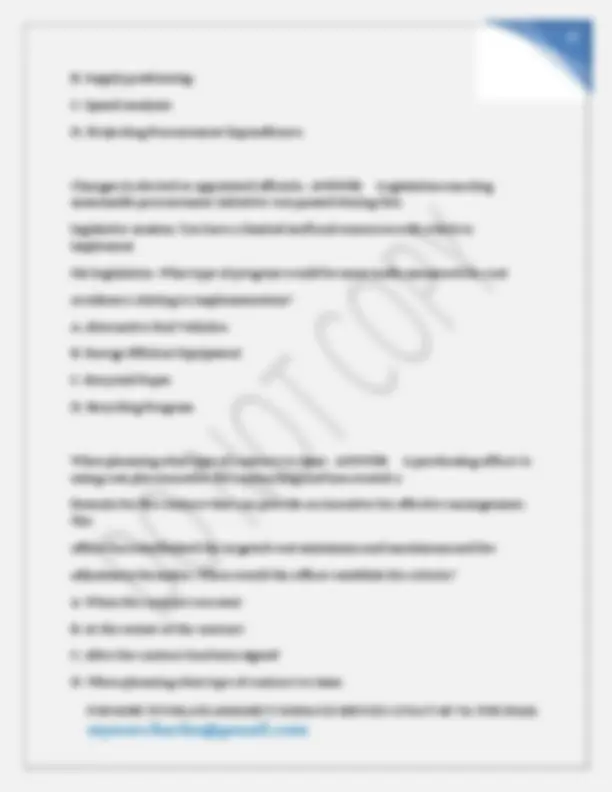 Procurement Exam Practice Questions and Answers | Exams Marketing ...