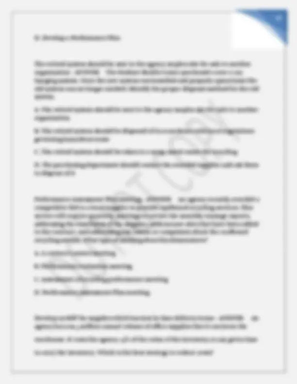 Procurement Exam Practice Questions and Answers | Exams Marketing ...