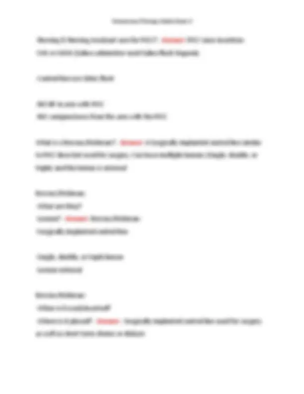 Intravenous Therapy Adults Exam 1 Questions with Correct Solutions Update 2023. | Exams Nursing ...