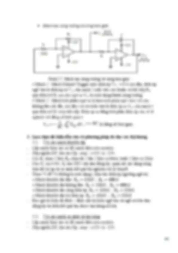 bài soạn thí nghiệm mạch điện tử | Assignments Electronics | Docsity