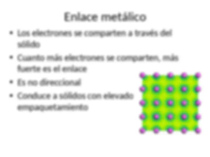 Estructura cristalina de los metales | Resúmenes de Ciencia de materiales | Docsity