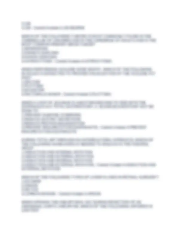 CSFA PRACTICE EXAM WITH 100% CORRECT ANSWERS 2023 | Exams Nursing | Docsity