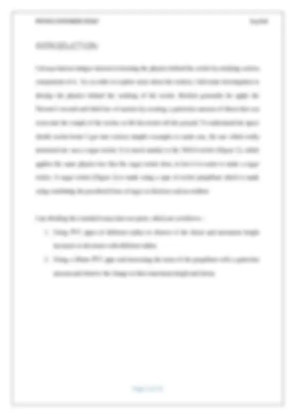 Velocity, Acceleration and thrust in water rocket. | Papers Physics | Docsity