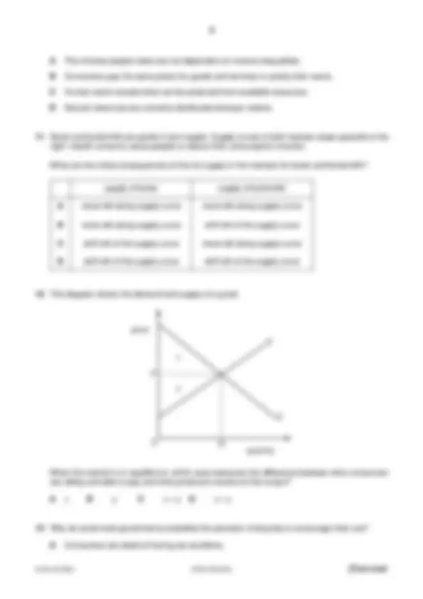 Cambridge International AS & A Level ECONOMICS 9708/12 Paper 1 AS Level ...