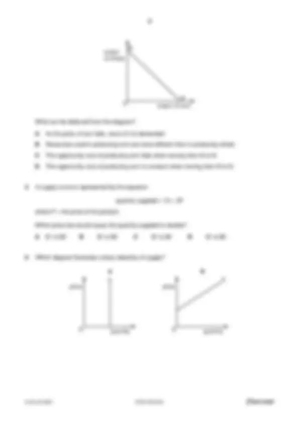 Cambridge International AS & A Level ECONOMICS 9708/12 Paper 1 AS Level ...