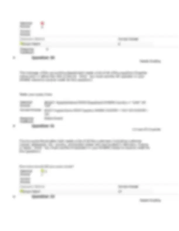 CSIS 100 Database Lab Answer Sheet Week 3- Liberty Lynchburg | Exams Computer Science | Docsity