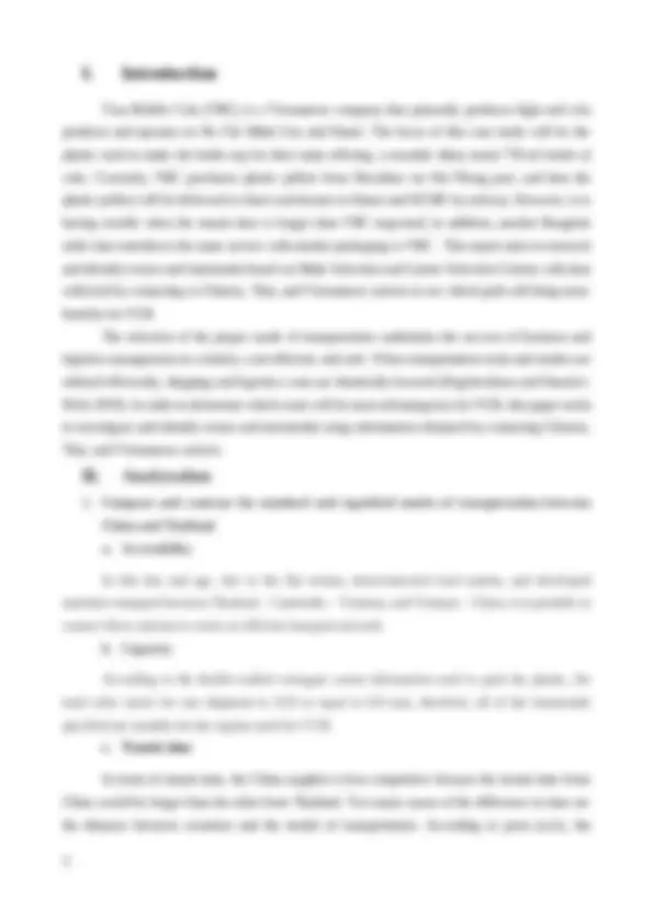 Assignment from school | Assignments Logistics | Docsity