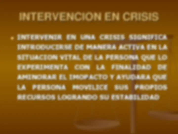 Teoria de la Crisis de Gerard Caplan pdf | Study notes Psychology | Docsity