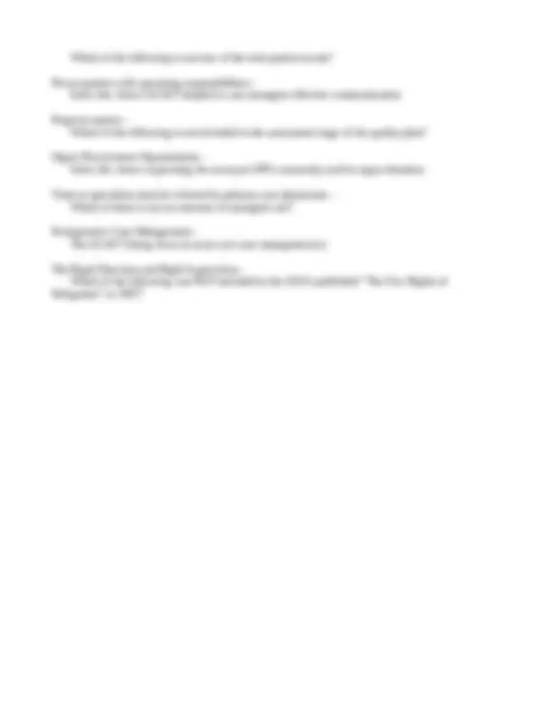 CCMC Certified Case Manager Practice Test #9 & #10 | Exams Medicine ...