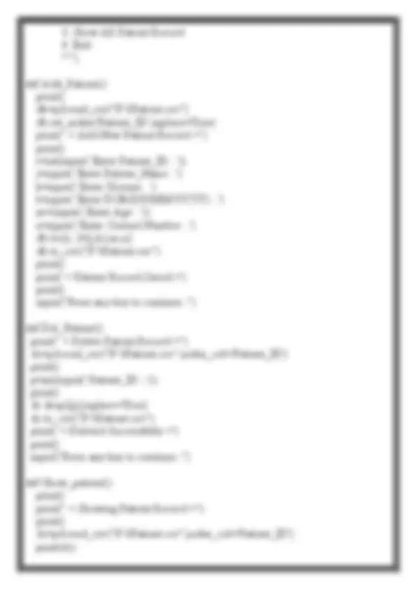 ip project class 12 on the topic hospital management system | Slides ...