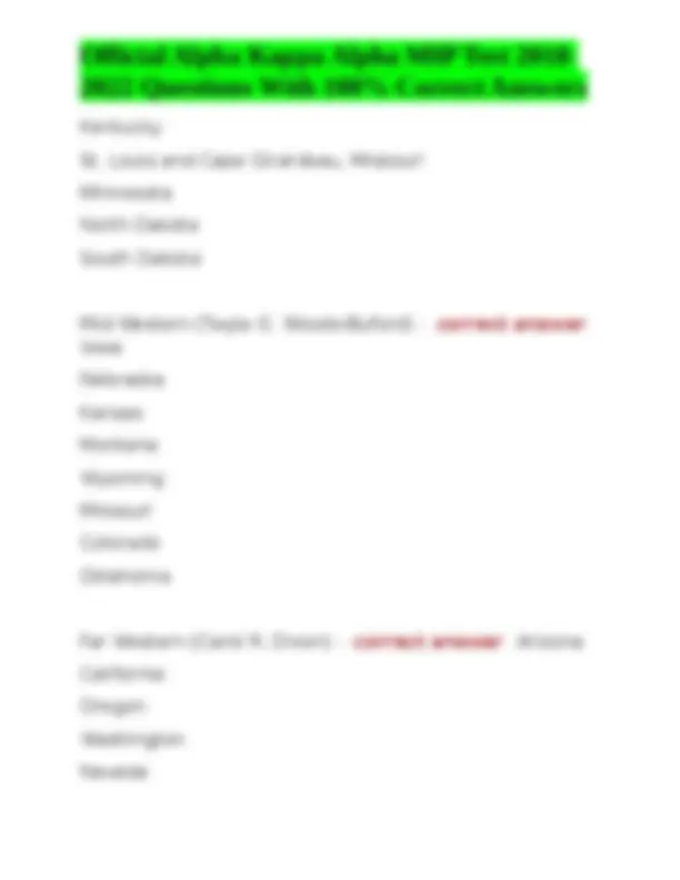 Official Alpha Kappa Alpha MIP Test 2018-2022 Questions With 100% ...