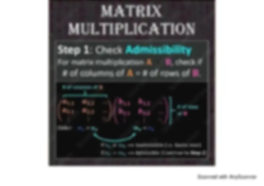 IN THIS NOTE, WE WILL LEARN ABOUT DIFFERENT TYPES OF MATRIXES, MATRIX ...