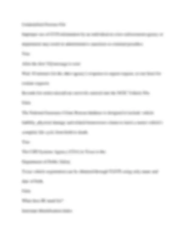 TCIC/TLETS Mobile Access RE-Certification Questions and Answers 100% ...