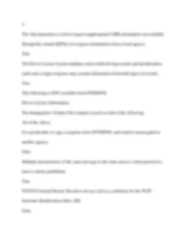 TCIC/TLETS Mobile Access RE-Certification Questions and Answers 100% ...