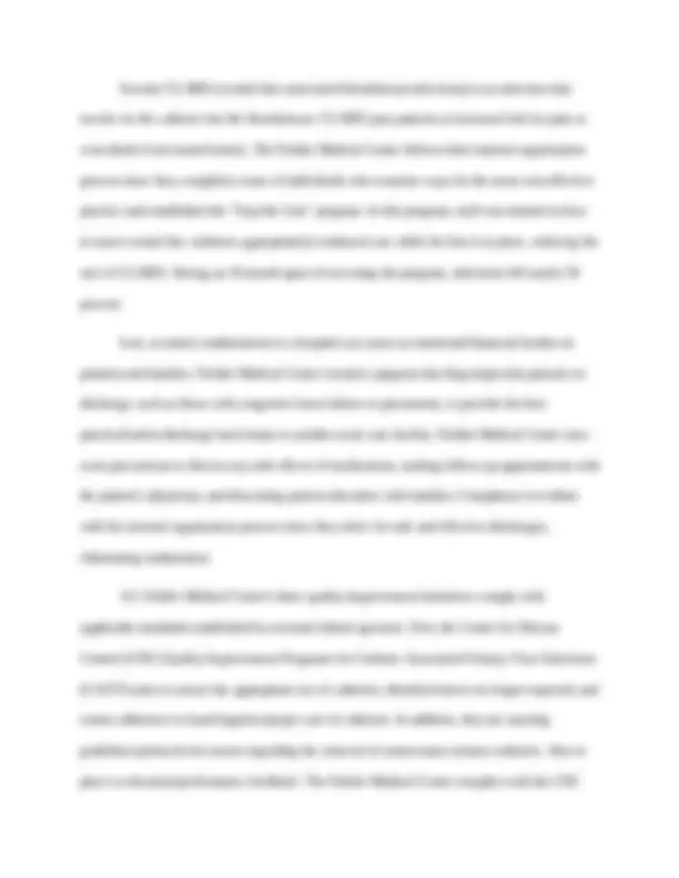 task_1_quality_improvement_projects_report_docx | Thesis Marketing Management | Docsity