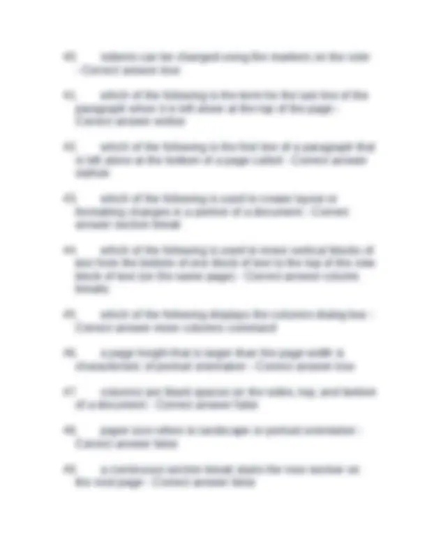 Microsoft Word 2016 Exam with Verified Answers | Exams Information ...