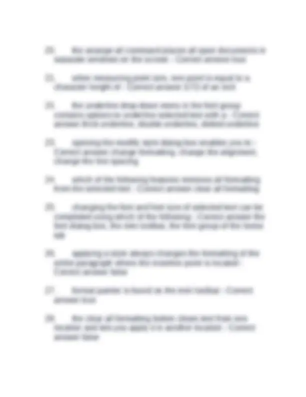 Microsoft Word 2016 Exam with Verified Answers | Exams Information ...