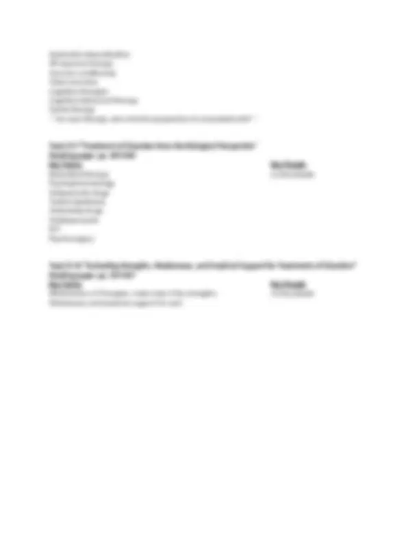 Unit 8 Ap psych Answers | Cheat Sheet Psychology | Docsity