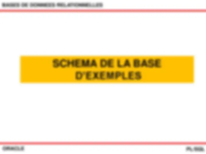 SQL oracle , PL/SQL full course | Slides Database Programming | Docsity