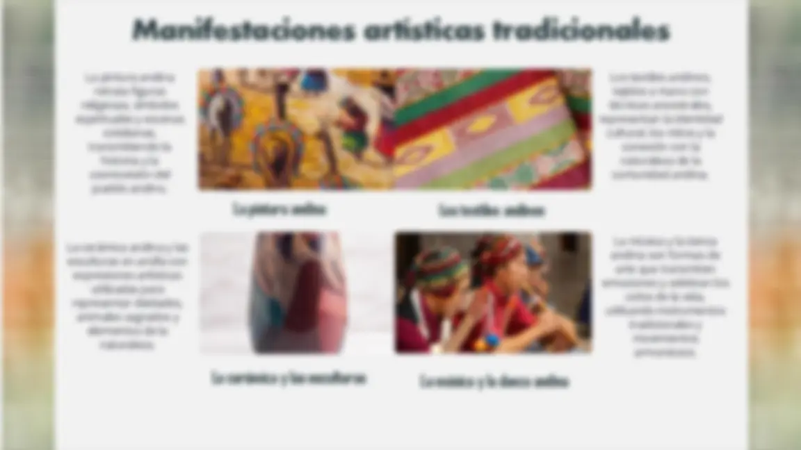 El Arte en la Cultura Andina: Una Expresión Única de la Cosmovisión ...