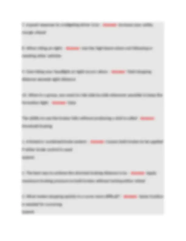 MSF Rider's Course Exam Questions and Motorcycle Safety Tips | Exams ...