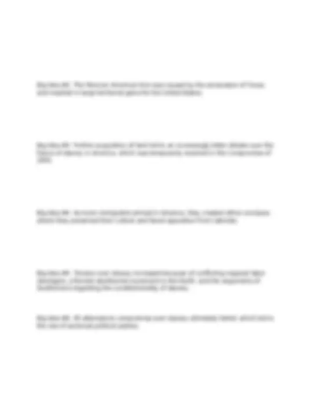 APUSH Live Review: Unit 4-6 Big Ideas and Key Concepts | Lecture notes ...