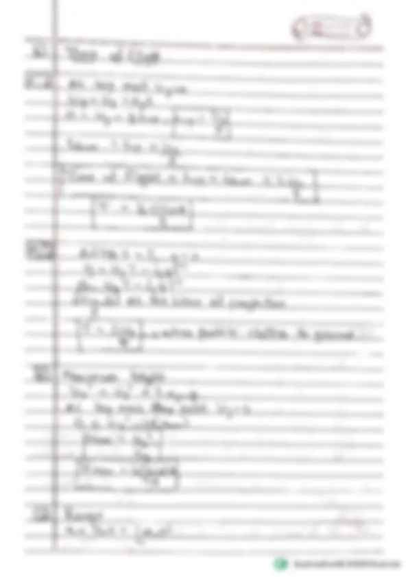 Kinematics 2D and Relative Motion | Lecture notes Physics | Docsity