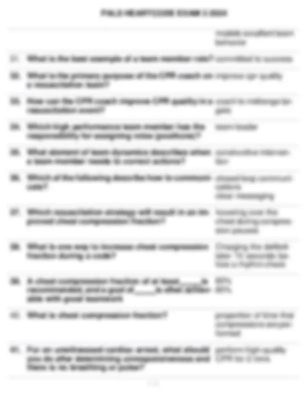 PALS HEARTCODE EXAM COMPILATION 2024 | 3 DIFFERENT VERSIONS | 400 ...