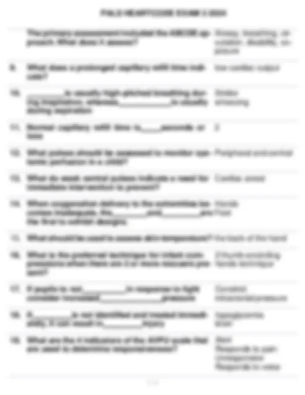 PALS HEARTCODE EXAM COMPILATION 2024 | 3 DIFFERENT VERSIONS | 400 ...