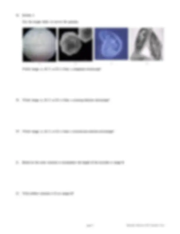 MICROBE MISSION EXAM & ANSWER KEY | Exams Environmental science | Docsity