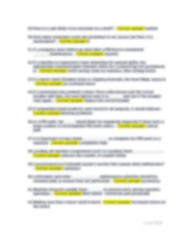MSSC Maintenance awareness practice test exam questions with correct ...