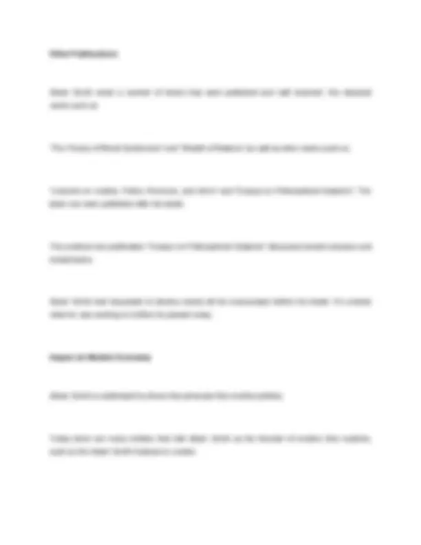 Adam Smith: Scottish Economist Who Established Capitalism | Study notes ...